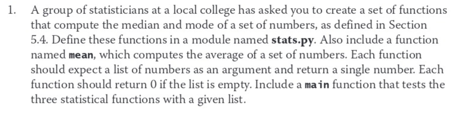 Solved Use the following list as your data for Question | Chegg.com