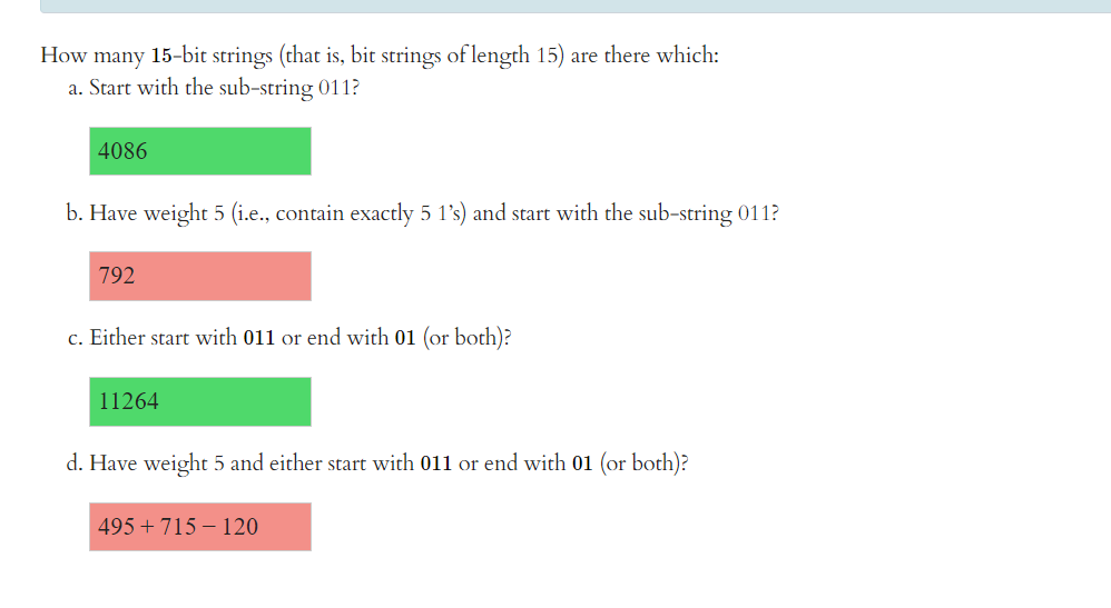 How many 15 -bit strings (that is, bit strings of | Chegg.com