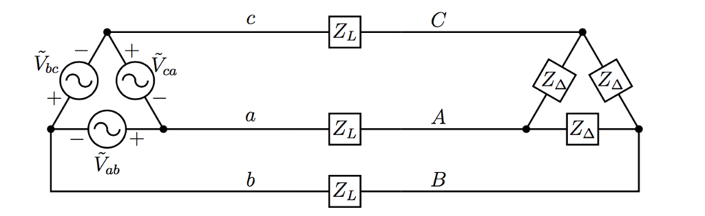 Solved Consider the three-phase balanced system shown below, | Chegg.com