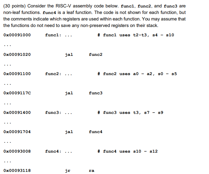 Solved \ (a) How many words are the stack frames of each | Chegg.com