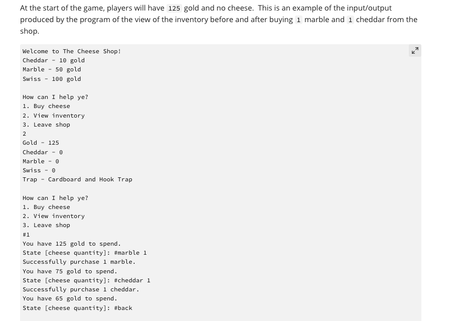 Solved The Cheese Shop now carries two additional type of | Chegg.com