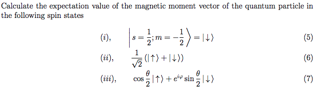 Solved Calculate the expectation value of the magnetic | Chegg.com