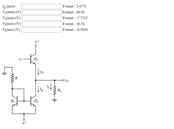 Solved QUESTION 1: Consider the class-A emitter-follower | Chegg.com