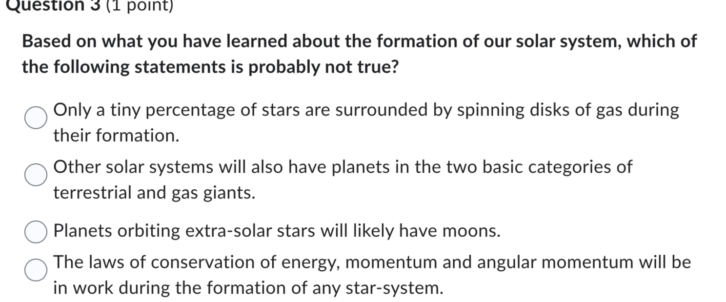 Solved Question 3 (1 ﻿point)Based on what you have learned | Chegg.com