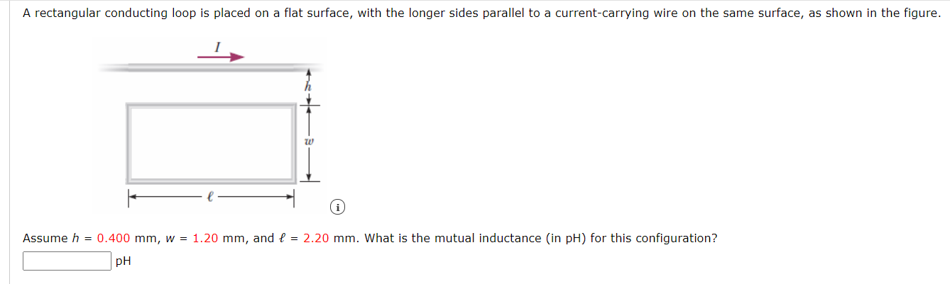 Solved A rectangular conducting loop is placed on a flat | Chegg.com