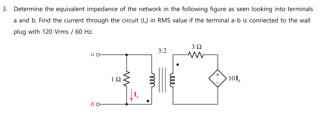 Solved Determine the equivalent impedance of ﻿the network in | Chegg.com