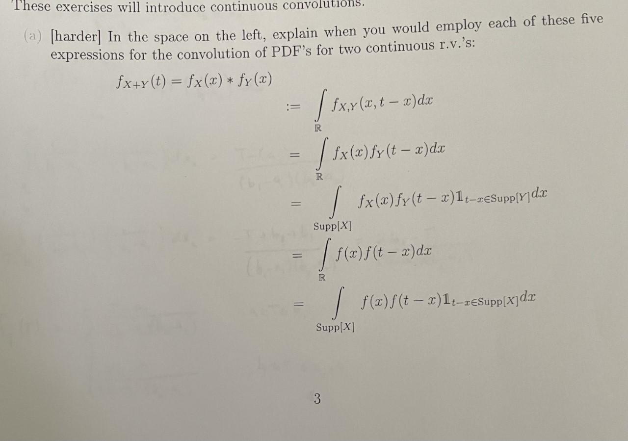 Solved These exercises will introduce continuous convolutio | Chegg.com