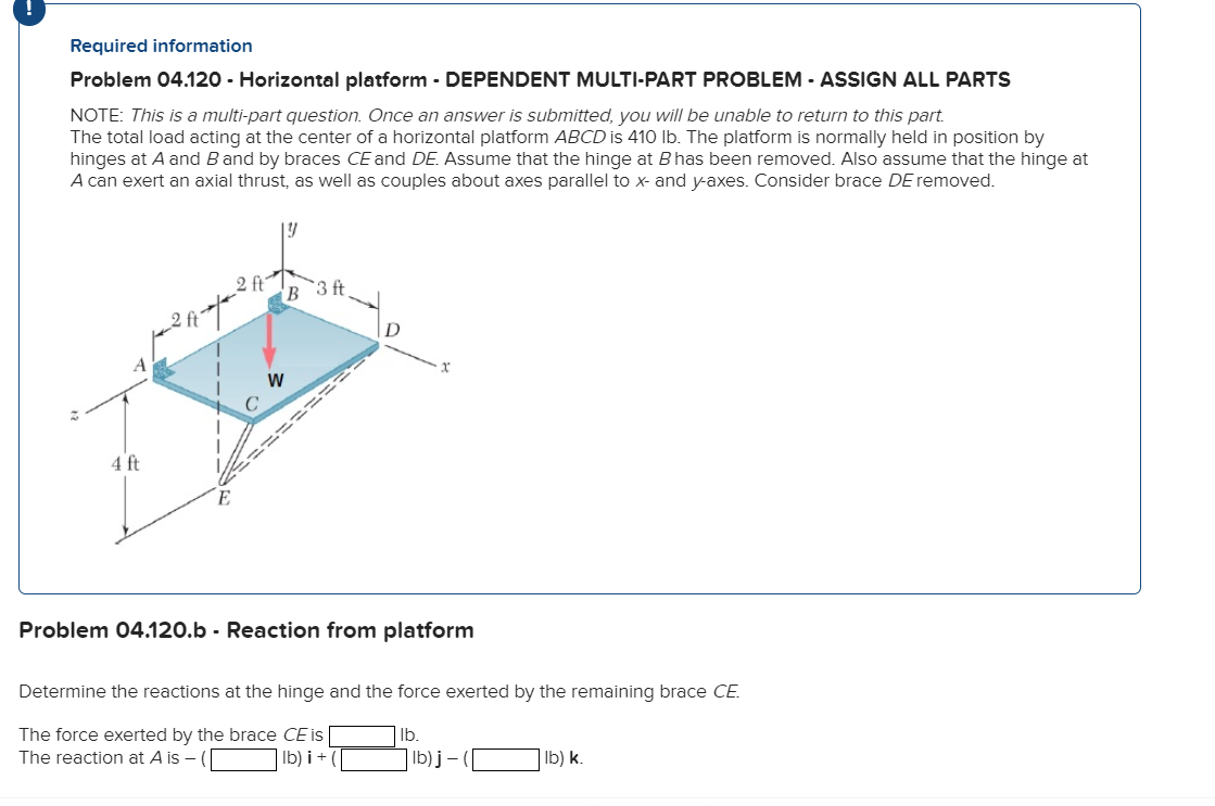 Solved Required information Problem 04.120 - Horizontal | Chegg.com