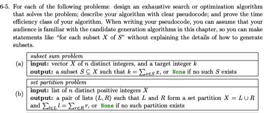 6-5. For each of the following problems: design an | Chegg.com