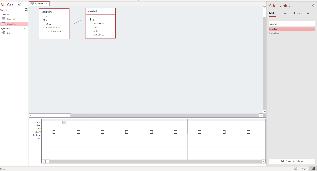 Solved (2a). Create a new table for Suppliers, set the | Chegg.com