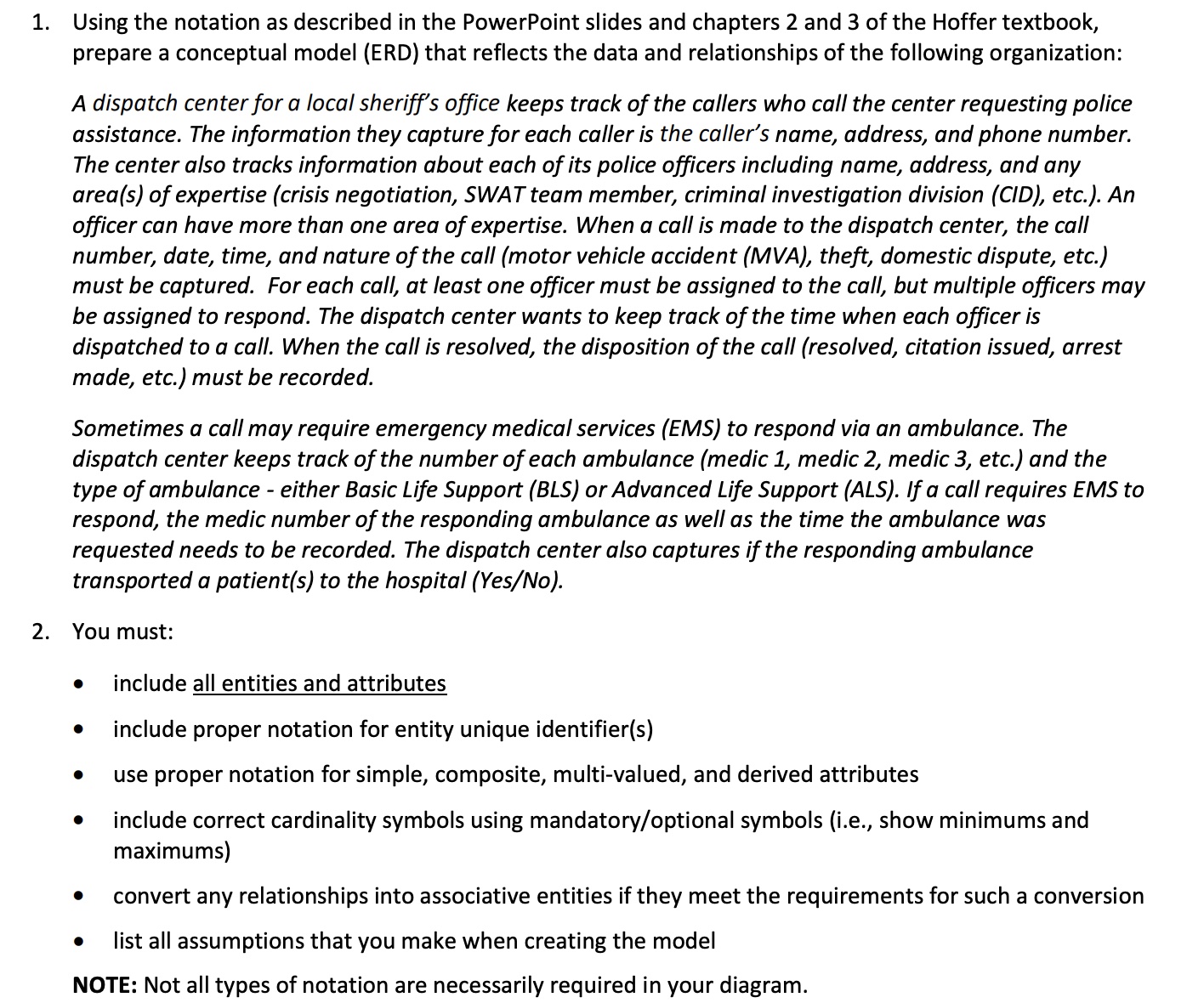 1. Using the notation as described in the PowerPoint | Chegg.com