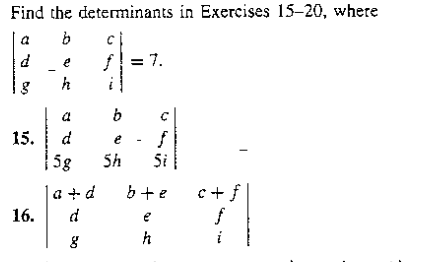 Solved Compute the determinants in Exercises 9-14 by | Chegg.com