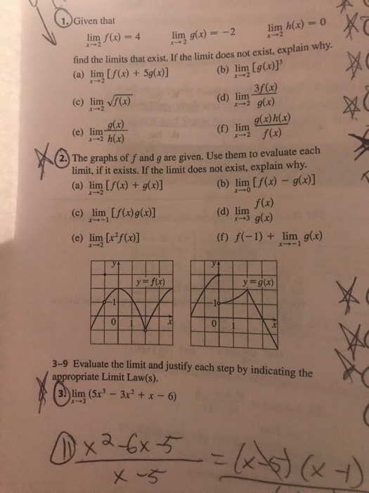 Solved Worksheet 2 Limit of functions 4 lim, (-+5x + 3) 3u+6 | Chegg.com