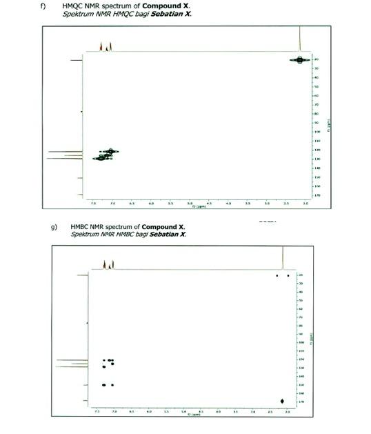 HMQC NMR spectrum of Compound X. Spektrum NMR HMQC | Chegg.com