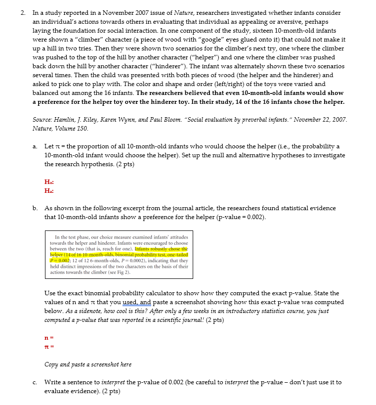 Solved 2. In a study reported in a November 2007 issue of | Chegg.com