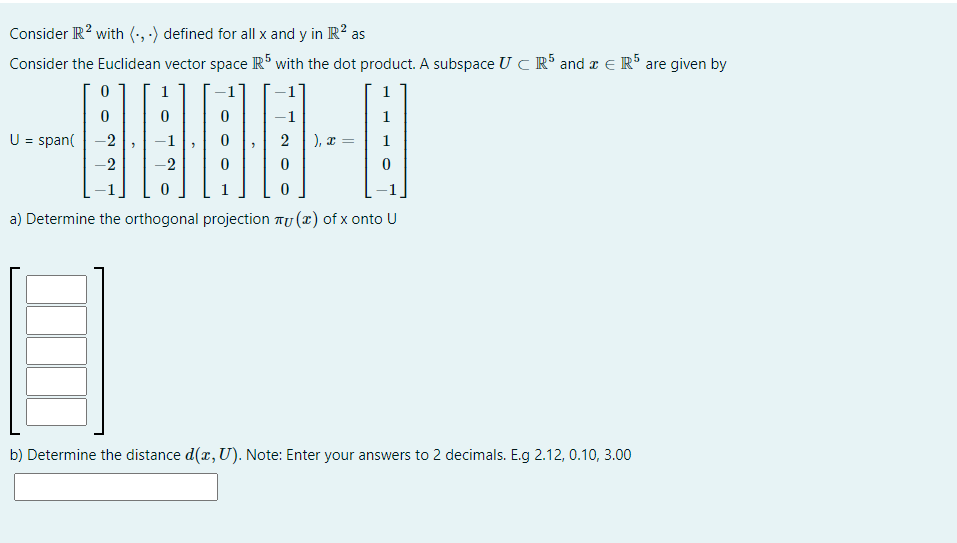 Solved Consider R2 with ⋅,⋅ defined for all x and y in R2 | Chegg.com
