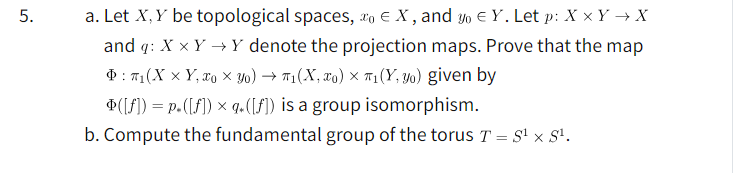 Solved a. Let X,Y be topological spaces, x0∈X, and y0∈Y. Let | Chegg.com