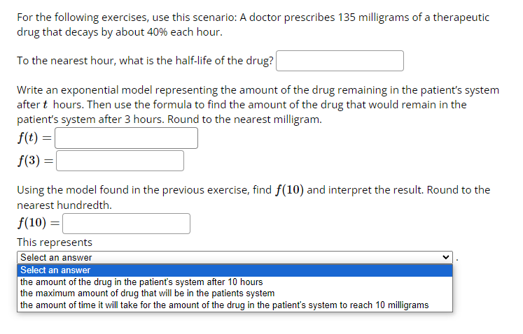 Solved For the following exercises, use this scenario: A | Chegg.com