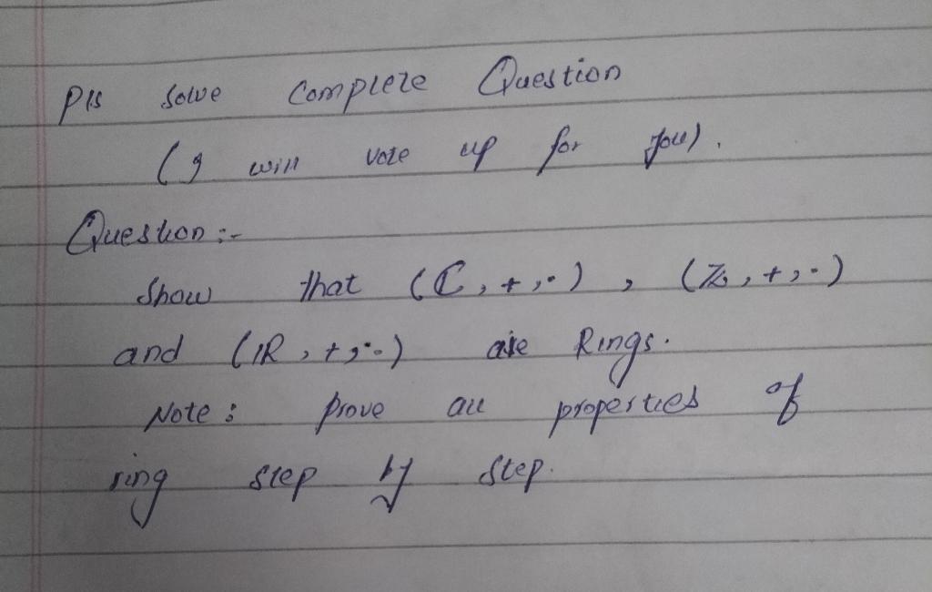 Solved Pis solve compleze Question (9 will vace up for foul. | Chegg.com