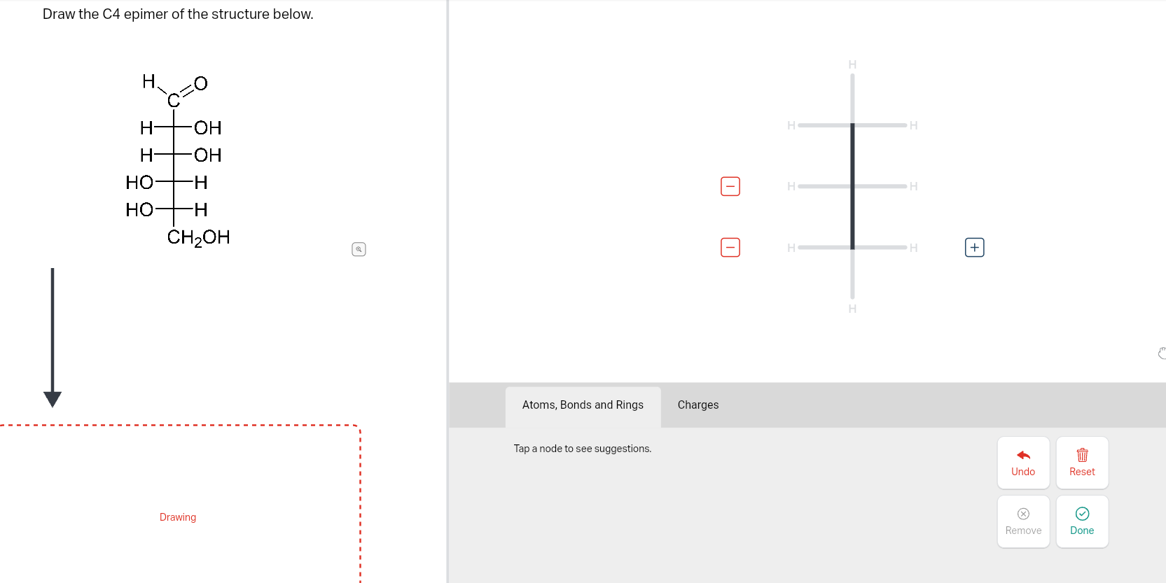 Solved Draw the C4 epimer of the structure below. | Chegg.com