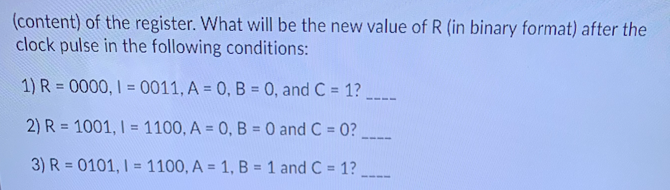 Solved The 4-bit register (R) employed in the following | Chegg.com