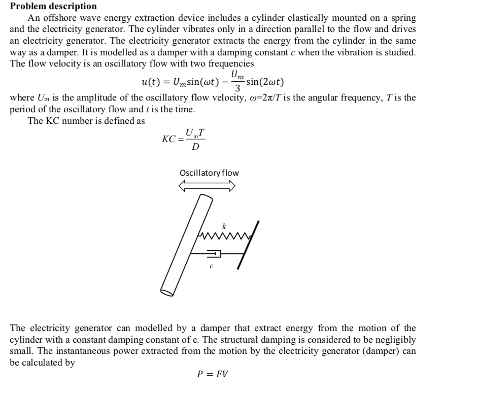 a- Find out the equation of motion of the cylinder. | Chegg.com