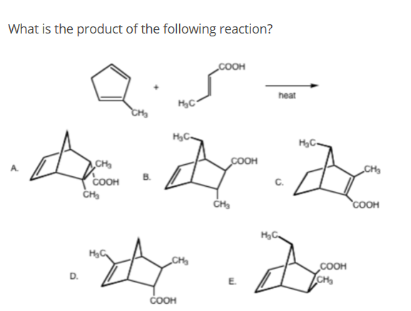 Solved What is the product of the following reaction? COOH | Chegg.com