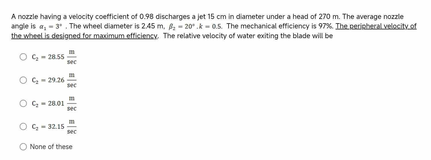 Solved make sure your answer is in the given optionno need | Chegg.com