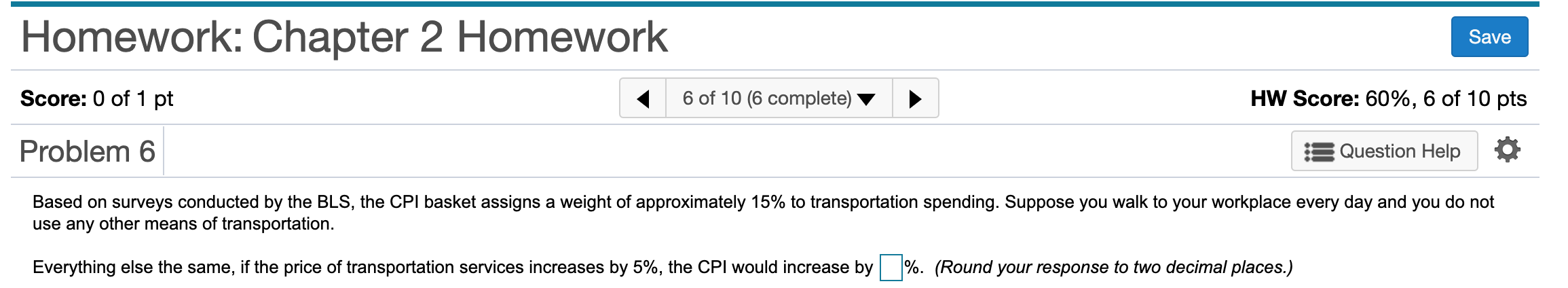 Solved Homework Chapter 2 Homework Save Score 0 Of 1 Pt 6