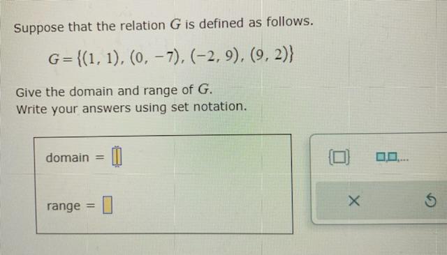 Solved Suppose that the relation G is defined as follows. | Chegg.com