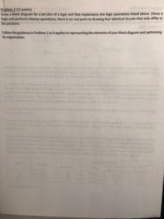 Draw a block diagram for a 4-bit version of an | Chegg.com
