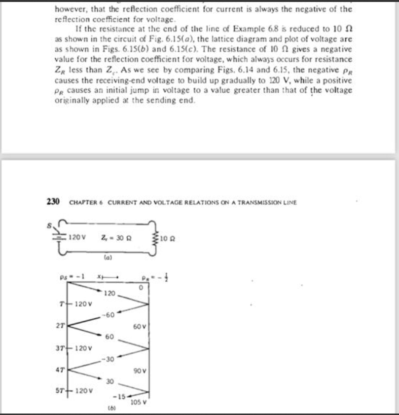 Solved however, that the reflection coefficient for current | Chegg.com