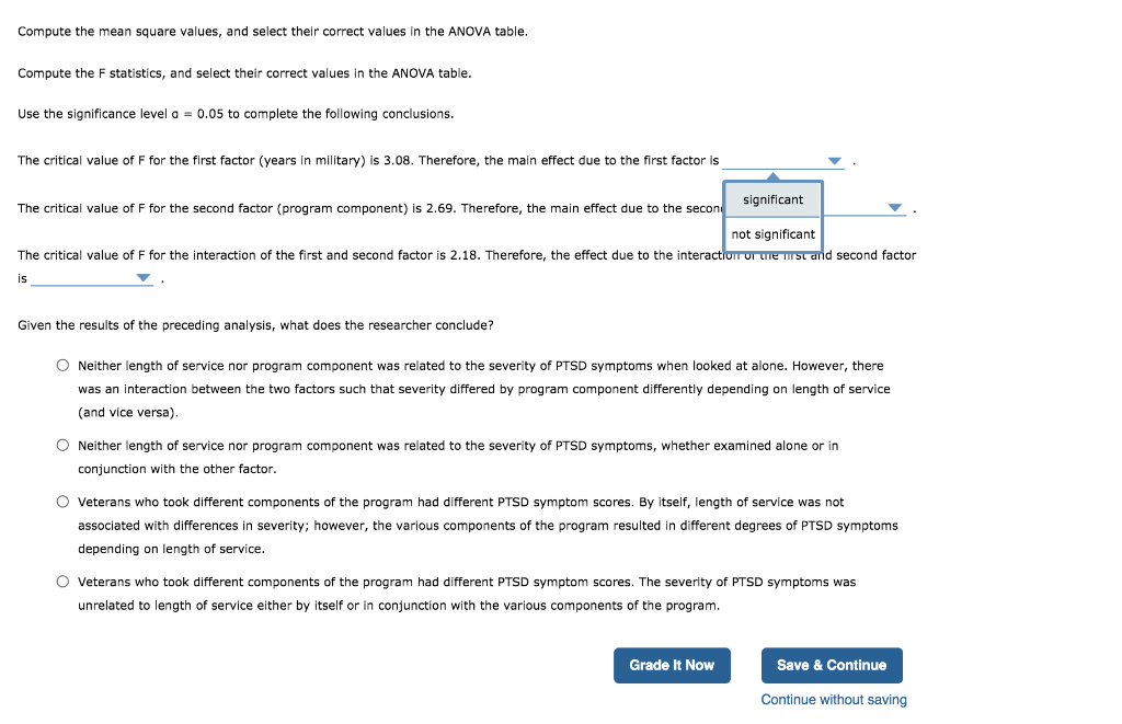 Solved 4. Determining main effects and interactions in a | Chegg.com