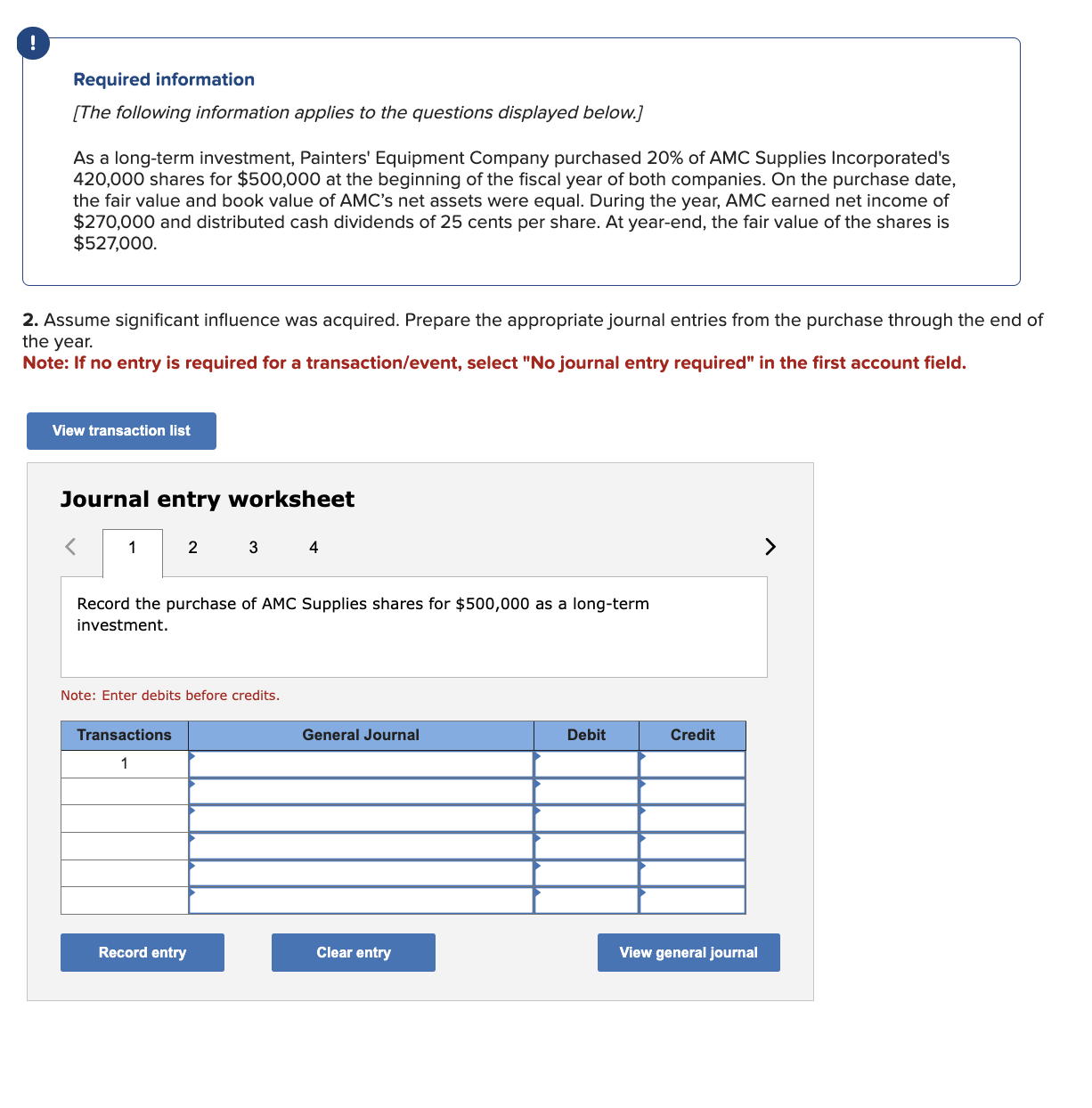 Solved Required information Journal entry worksheetRecord | Chegg.com