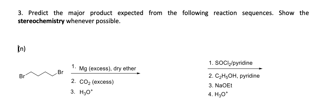 Solved Predict the major product expected from the following | Chegg.com