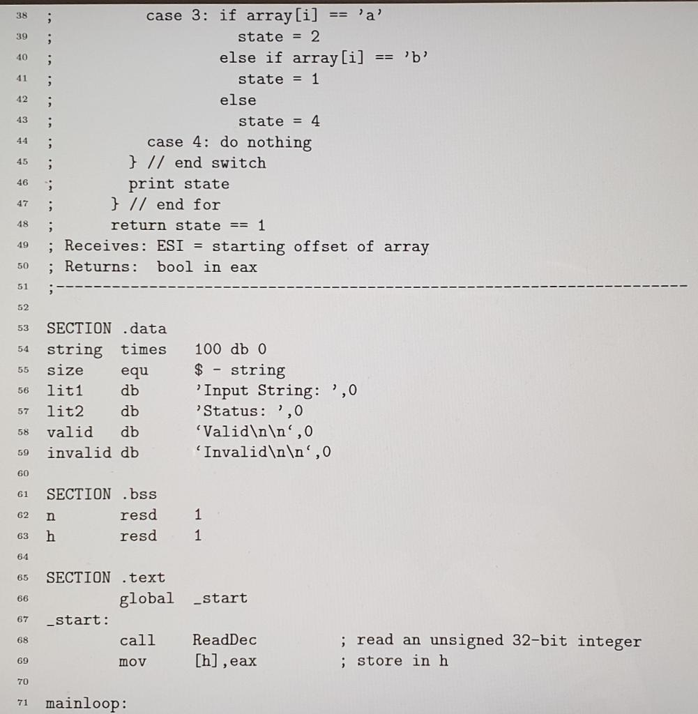 Solved Please help me to complete this isValid function in | Chegg.com