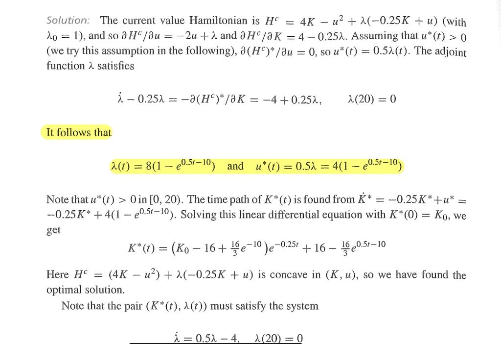 Solved EXAMPLE 1 Solve the following problem using the | Chegg.com
