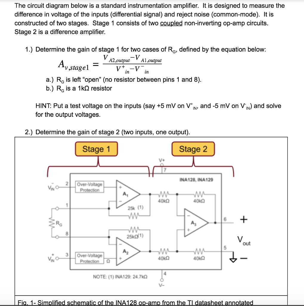 [Get 26+] Schematic Diagram Of Instrument Amplifier