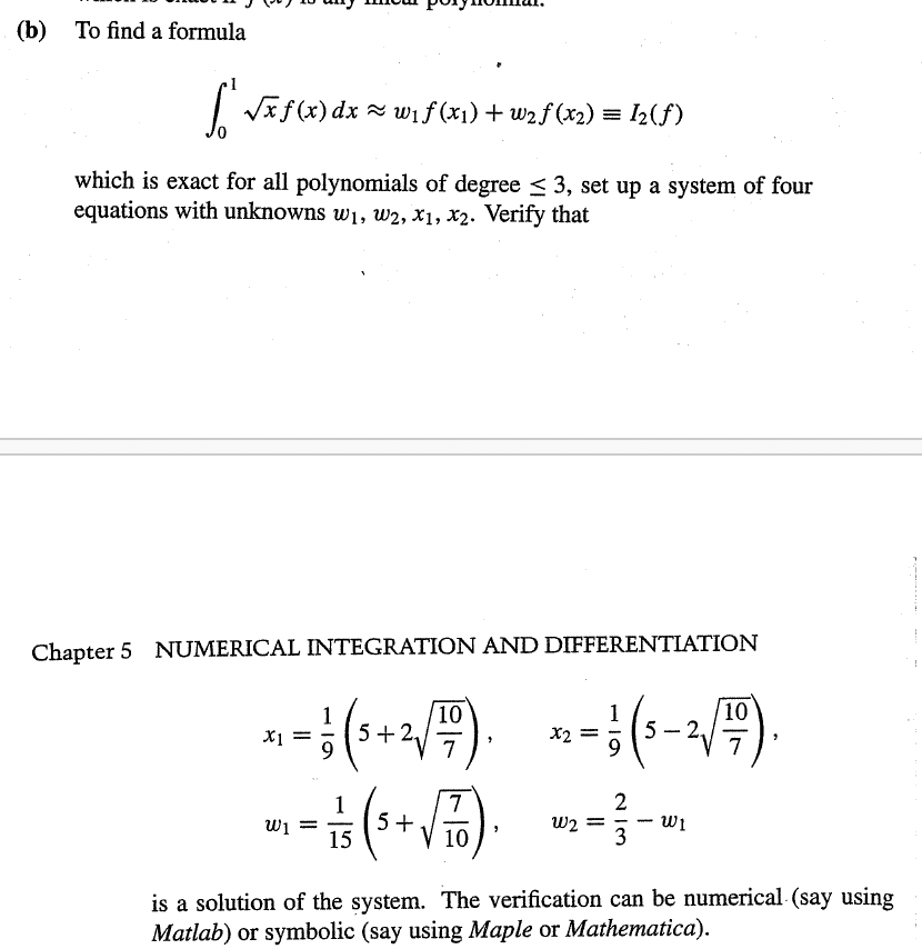 Solved 11. Consider approximating integrals of the form | Chegg.com