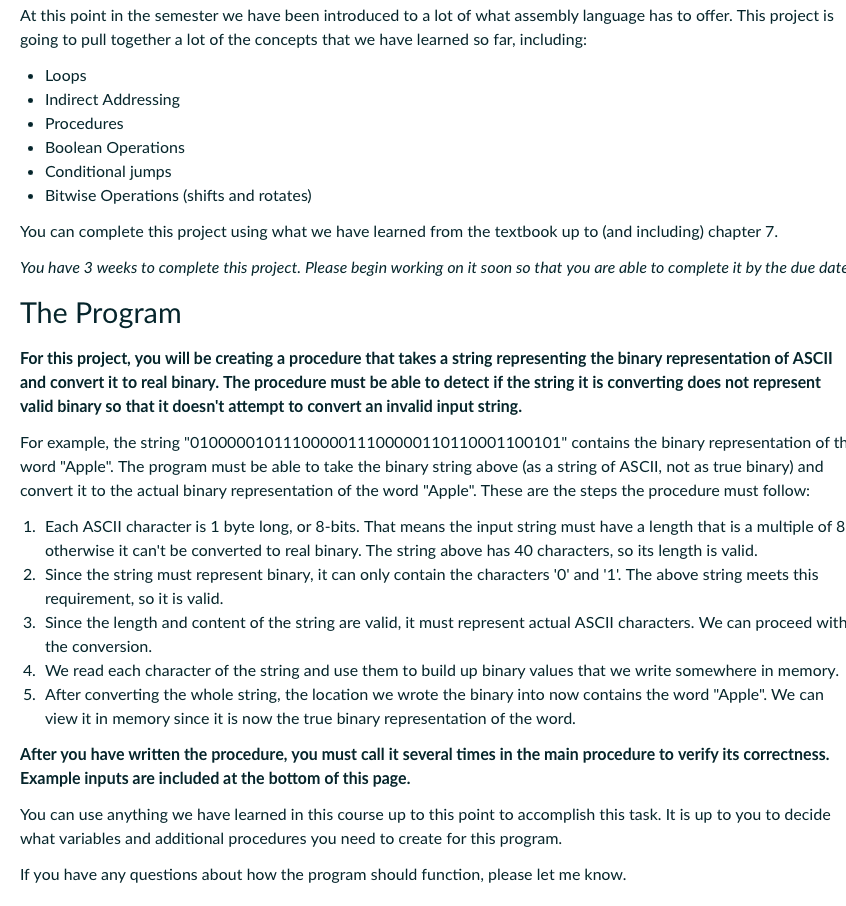 Solved Please answer this question in assembly language | Chegg.com