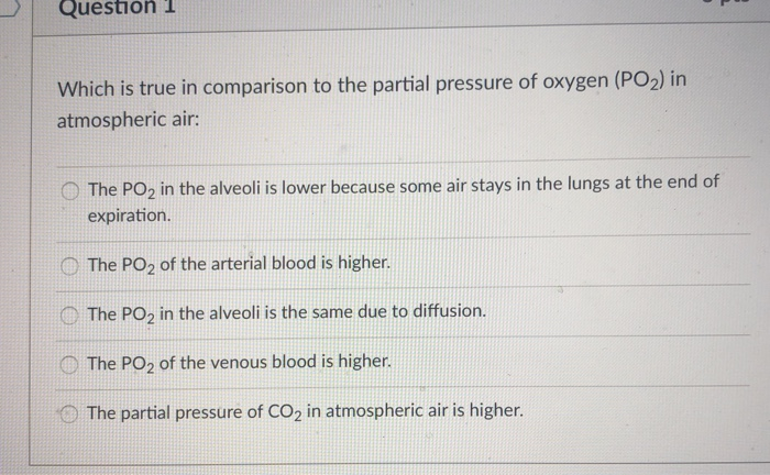 Solved | Question Which is true in comparison to the partial | Chegg.com