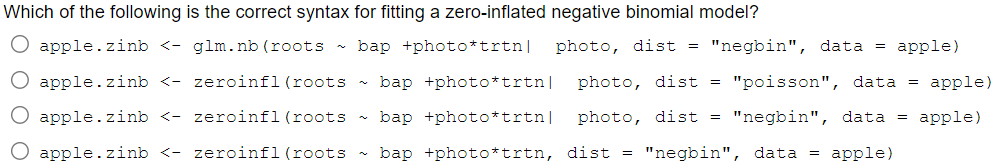 Solved Which of the following is the correct syntax for | Chegg.com