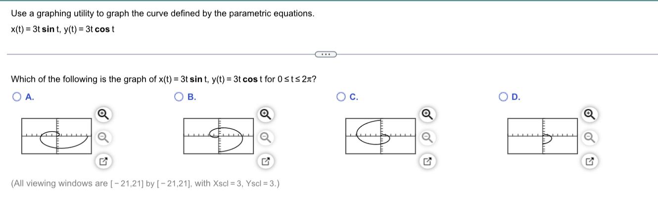 Solved Use a graphing utility to graph the curve defined by | Chegg.com