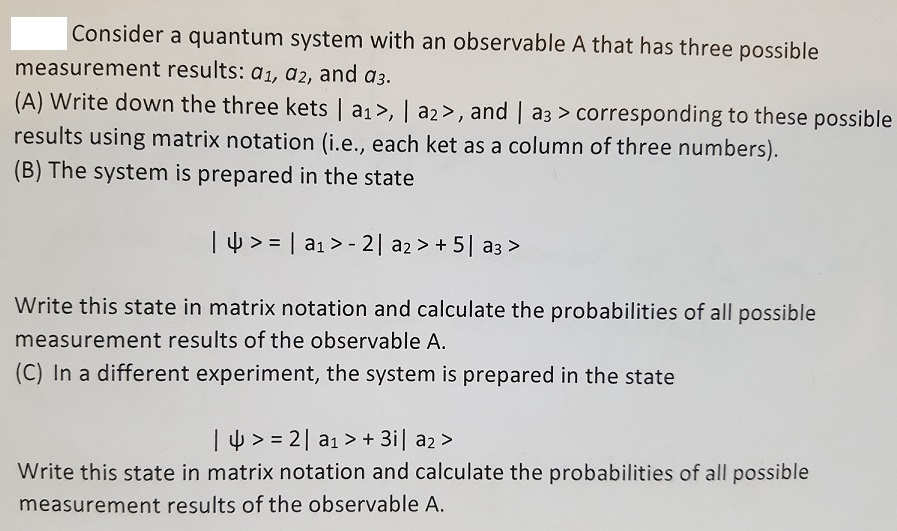 Solved Dear physicists, plz share your knowledge of quantum | Chegg.com