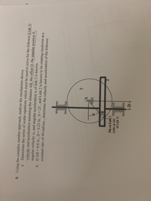 Solved u's 8. Using the complex number approach, analyze the | Chegg.com