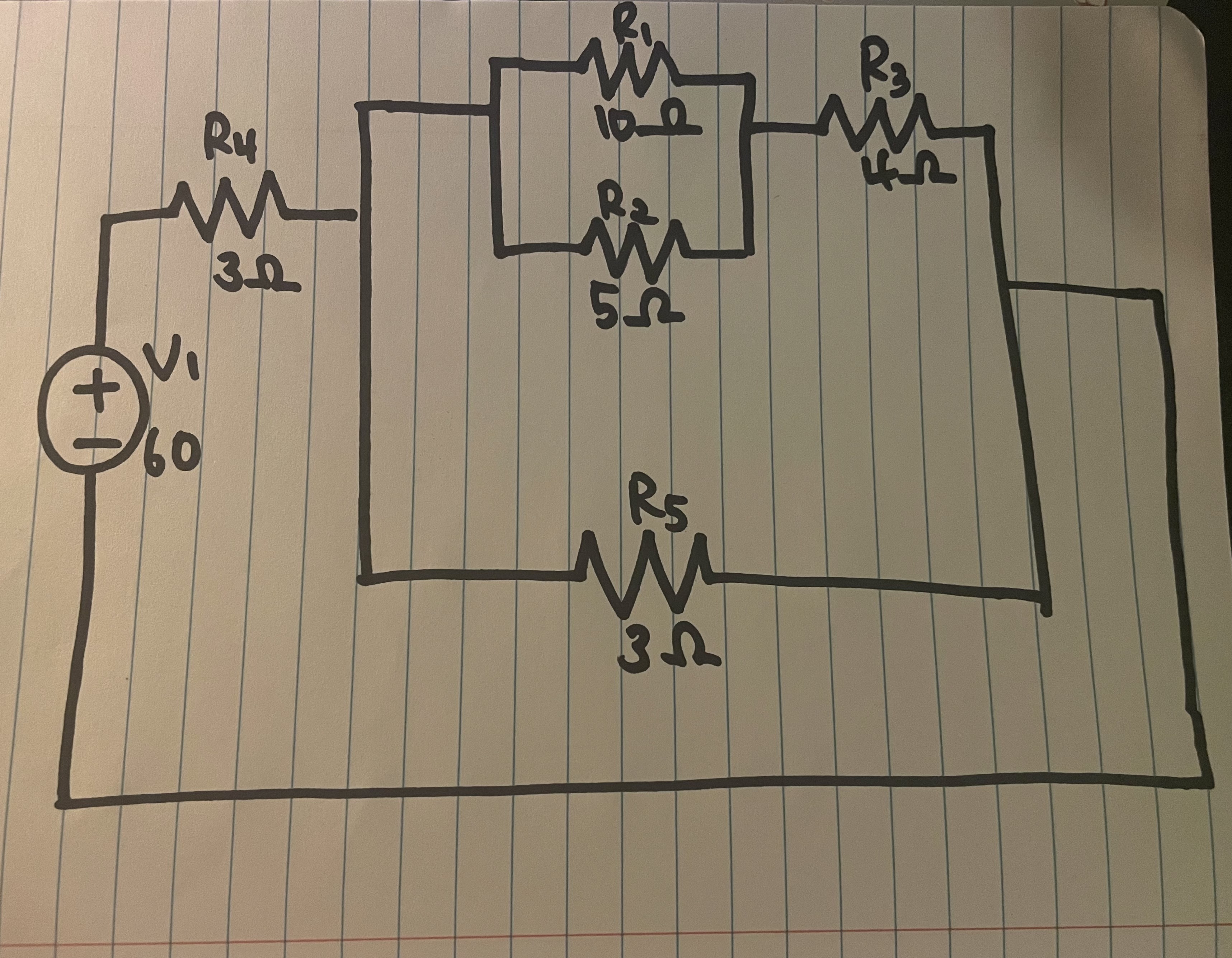 Solved Find the current value through each resistor in the | Chegg.com