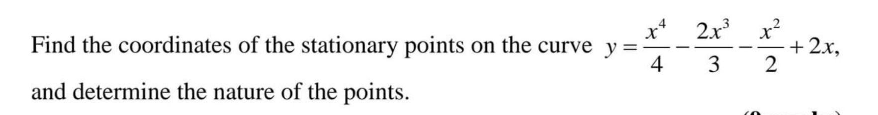 Solved ++ Find the coordinates of the stationary points on | Chegg.com