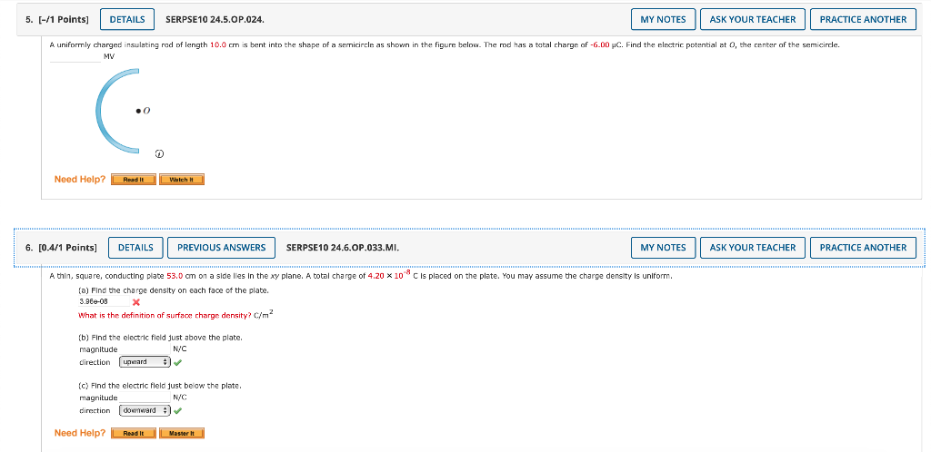 Solved NI [0.4/1 Points] SERPSE10 24.6.OP,033,MI. A thin, | Chegg.com
