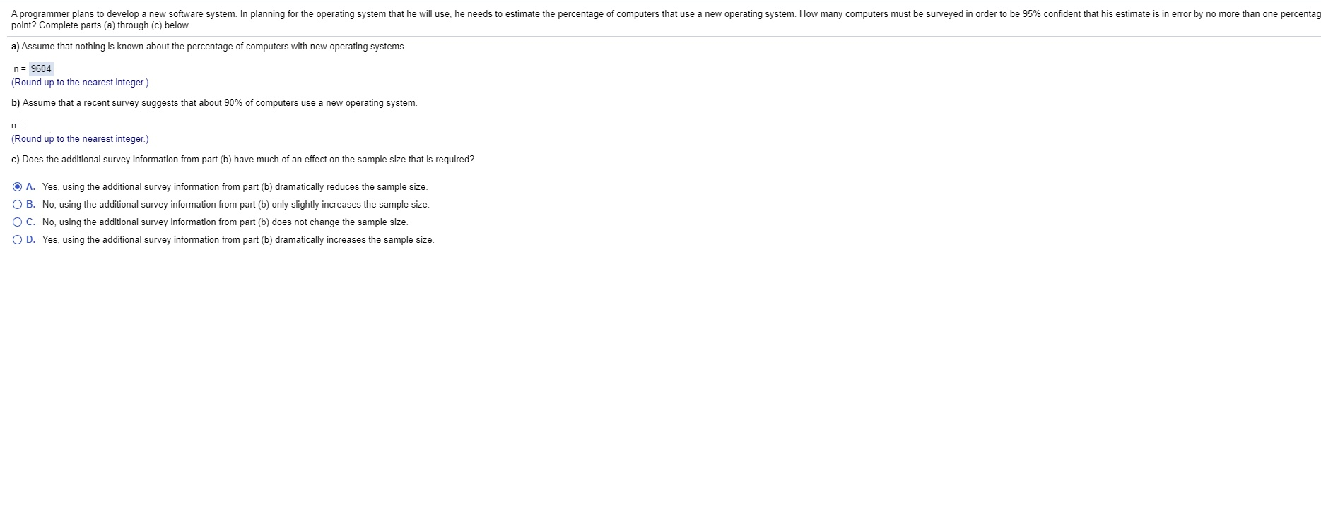 Solved A programmer plans to develop a new software system. | Chegg.com