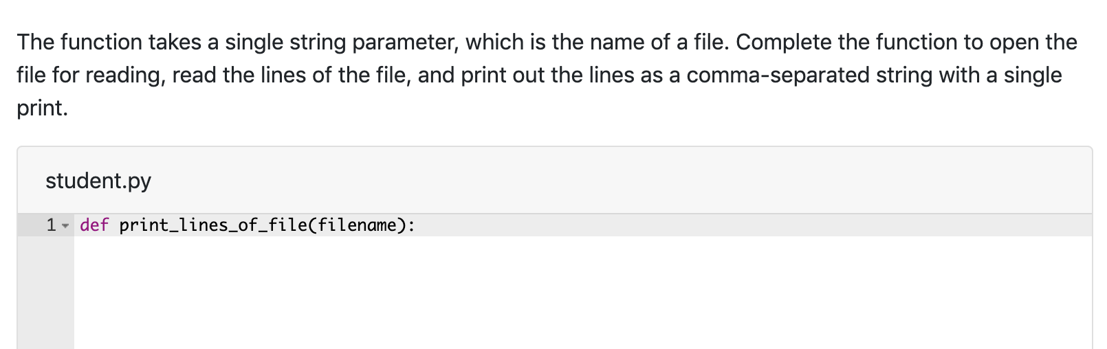 Solved The function takes a single string parameter, which | Chegg.com